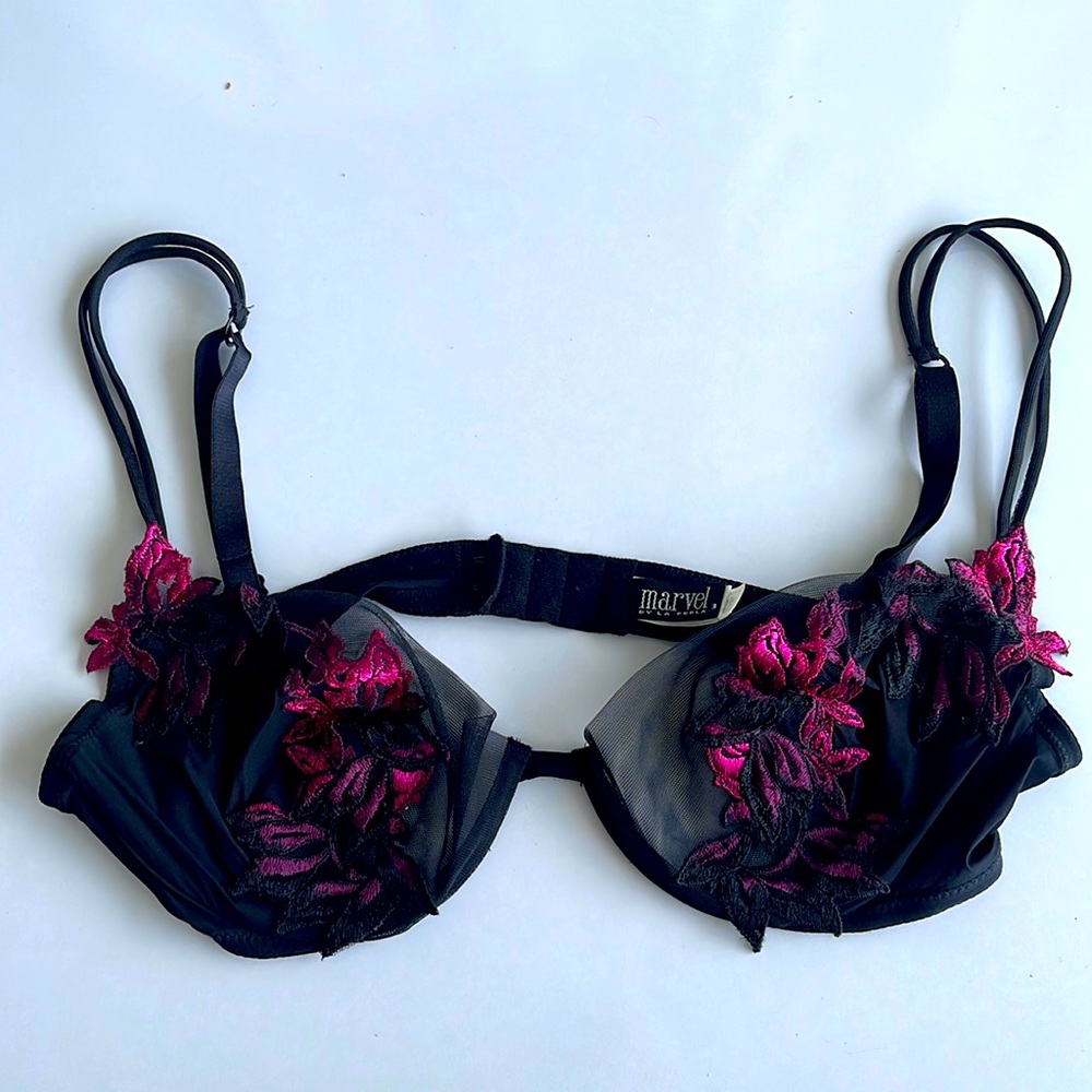 “Marvel” By La Perla Gorgeous Sheer Bra - Gem
